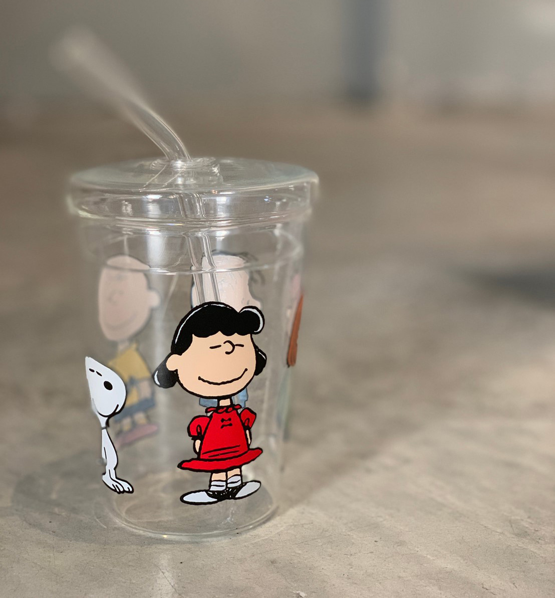 snoopy glass_10' studio