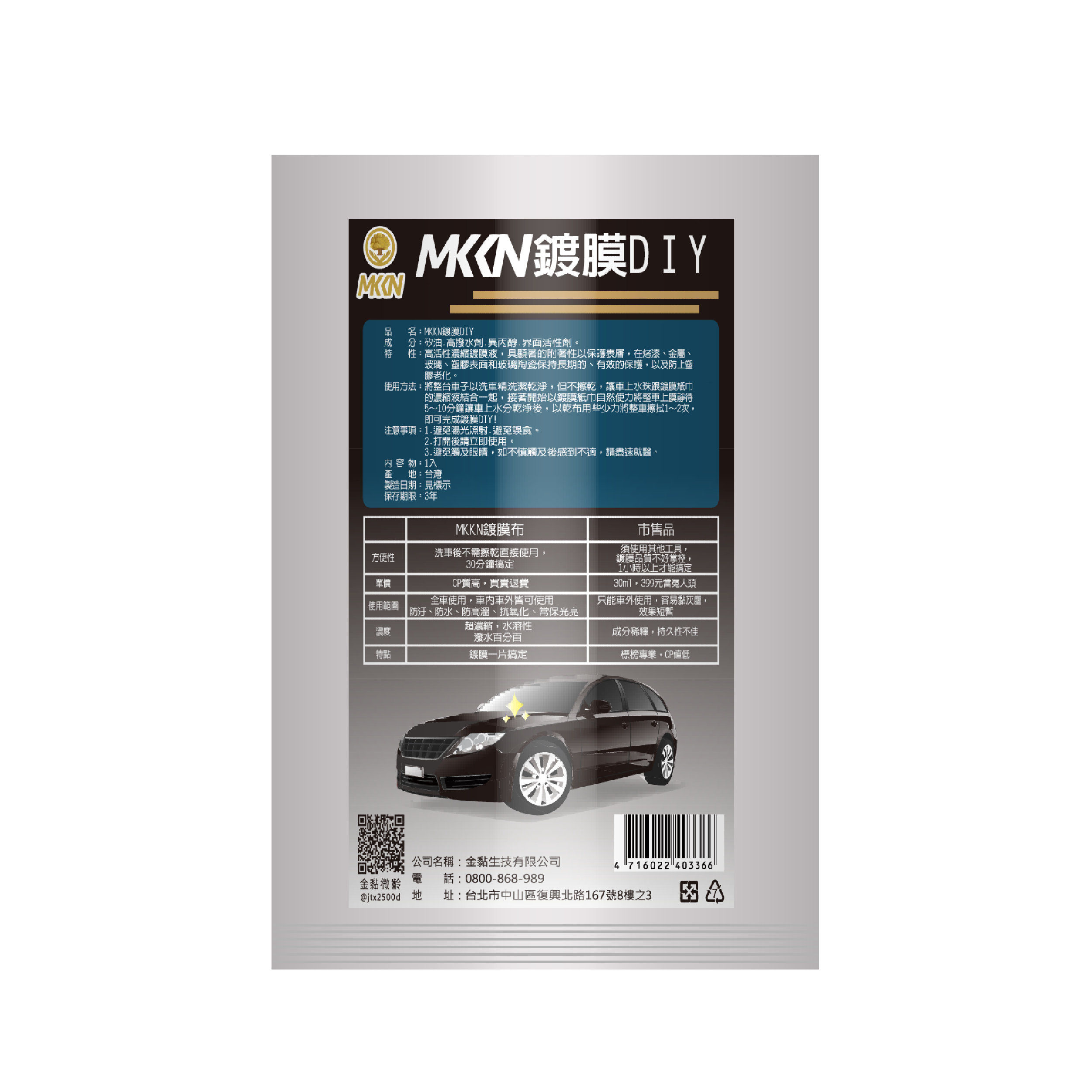 MKKN鍍膜DIY_MKKN金黏生技
