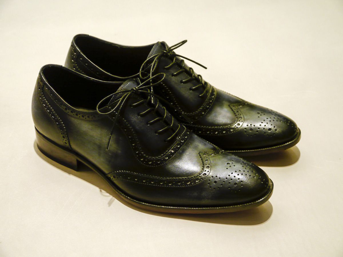 VANOL RD141 Brogue Oxford - Midnight Blue_VANOL Shop