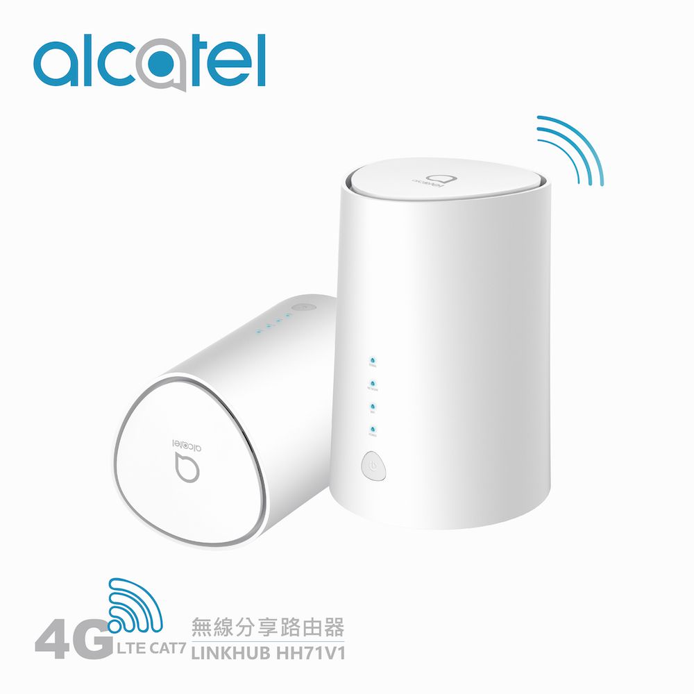 Alcatel 4G LTE 行動無線 WiFi分享路由器 LINKHUB HH71V1_360 Care