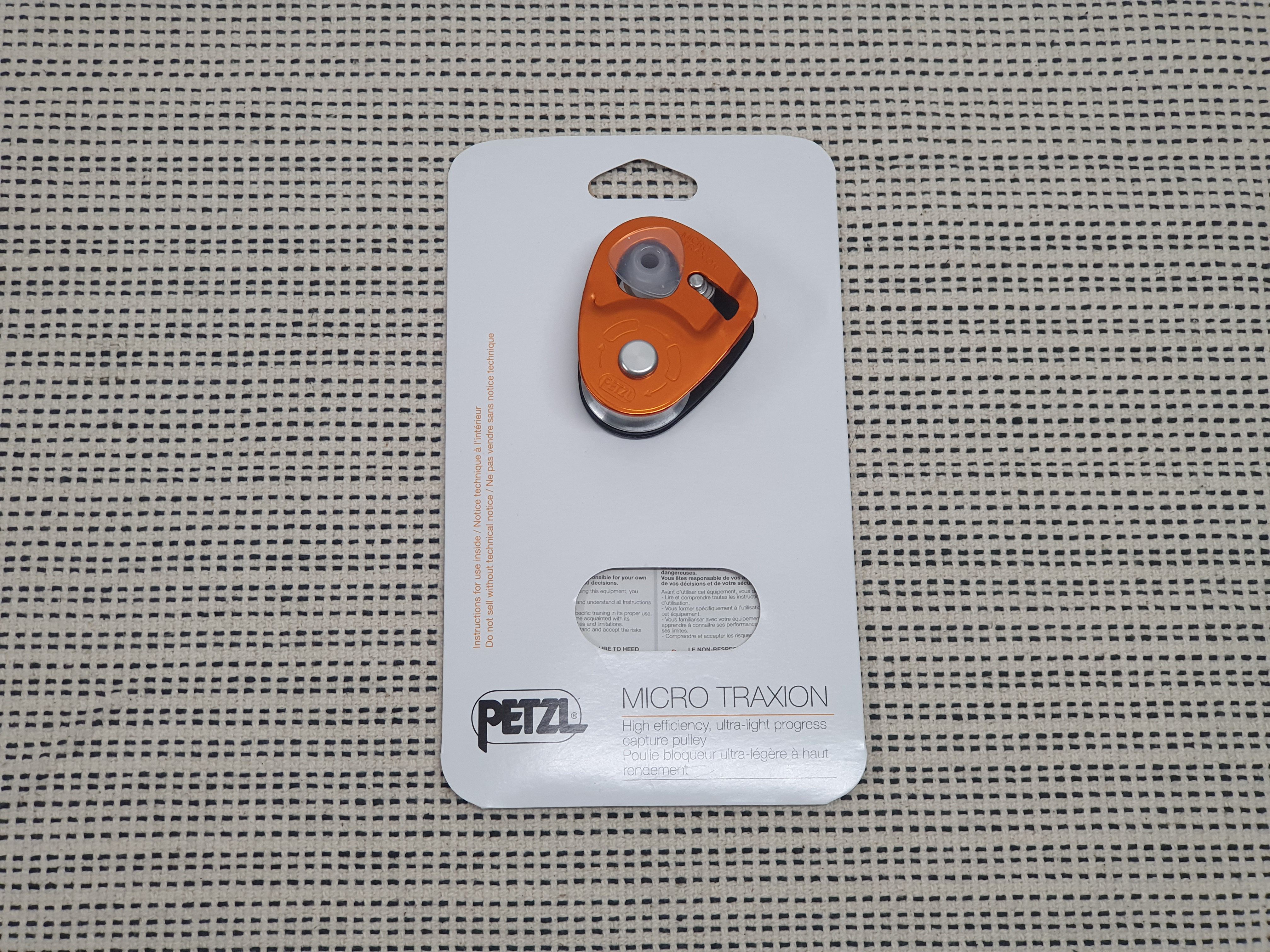 法國Petzl台灣公司貨 - Micro Traxion 單向滑輪_沙蛙溯溪溪降裝備屋**本島滿千免運**