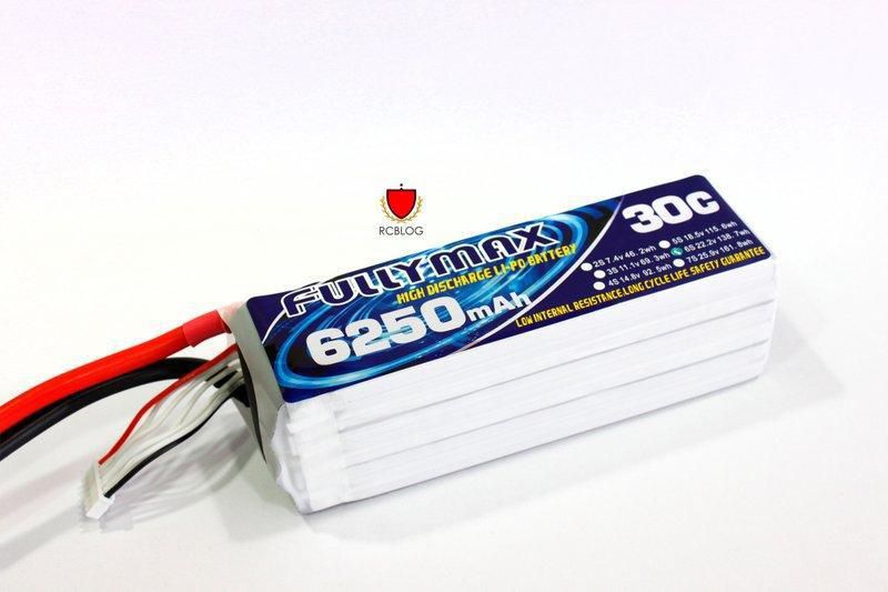 《台灣富力電池》Fullymax 22.2V 6250mAh 30C~60C 6S_台灣富力電池