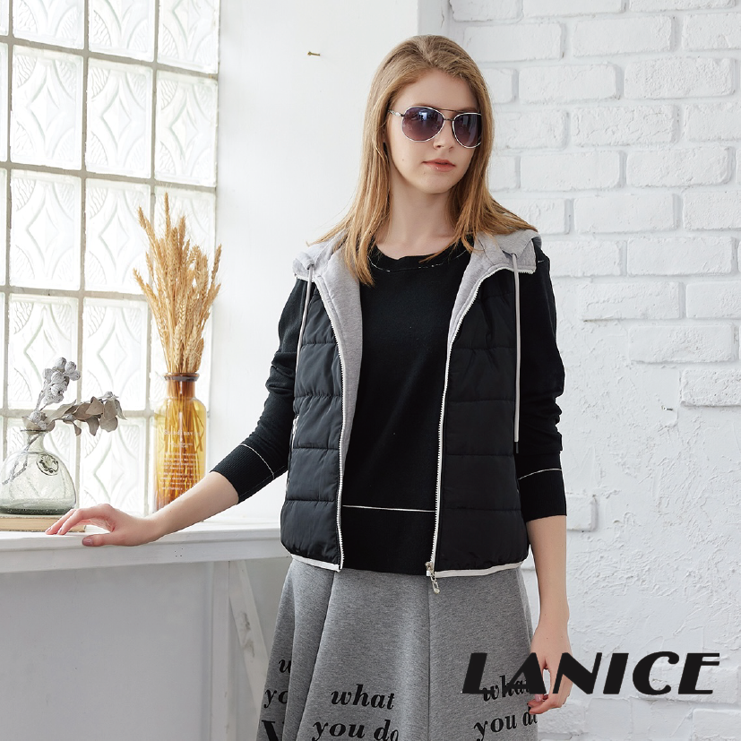 婕琳時尚 LANICE 秋冬黑色針織上衣 W8202A_婕琳時尚