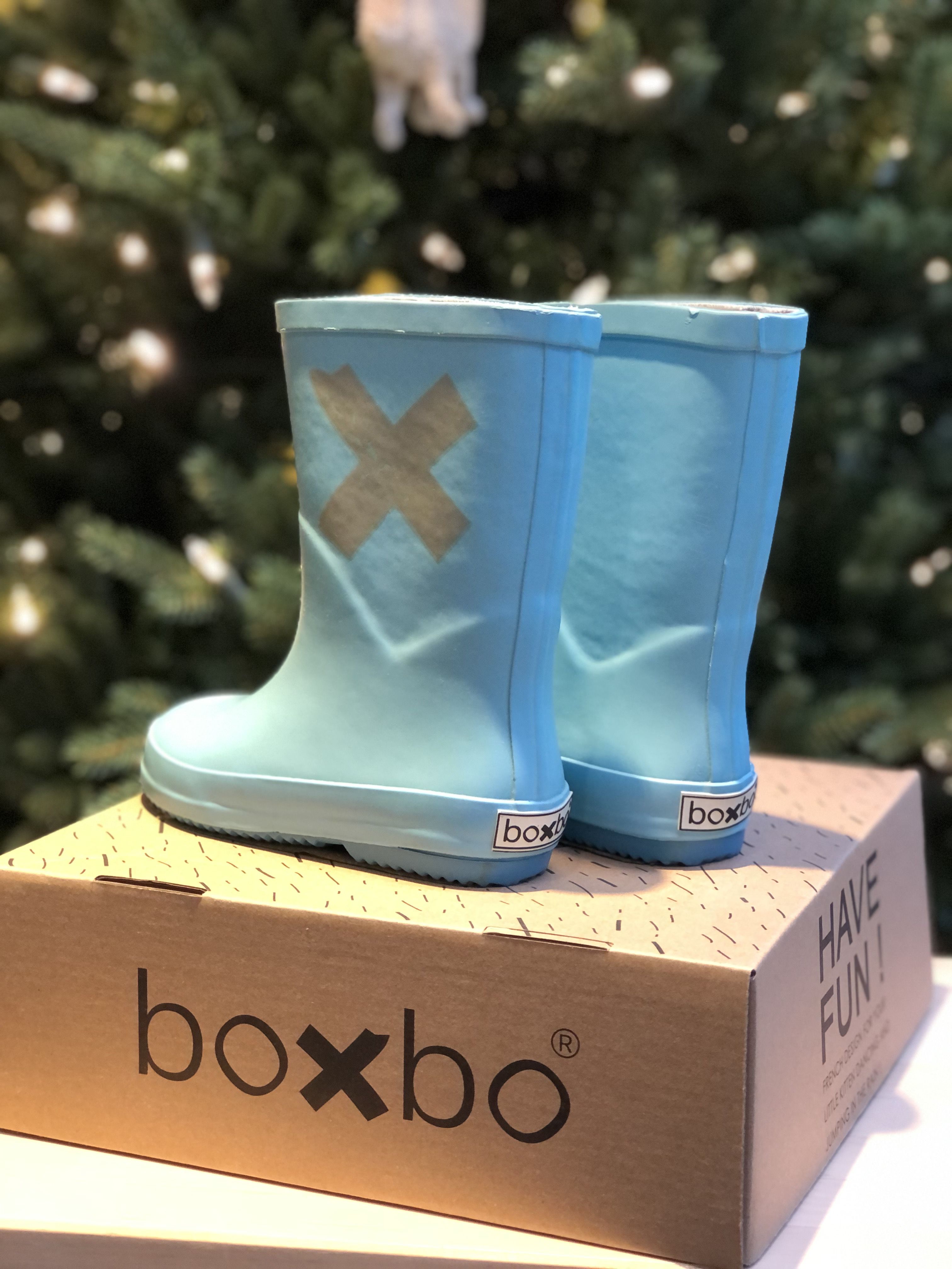 【BOXBO】法國BOXBO雨靴-下雨不要來(海洋藍)_doudou 2022/除舊布新、虎虎生風。