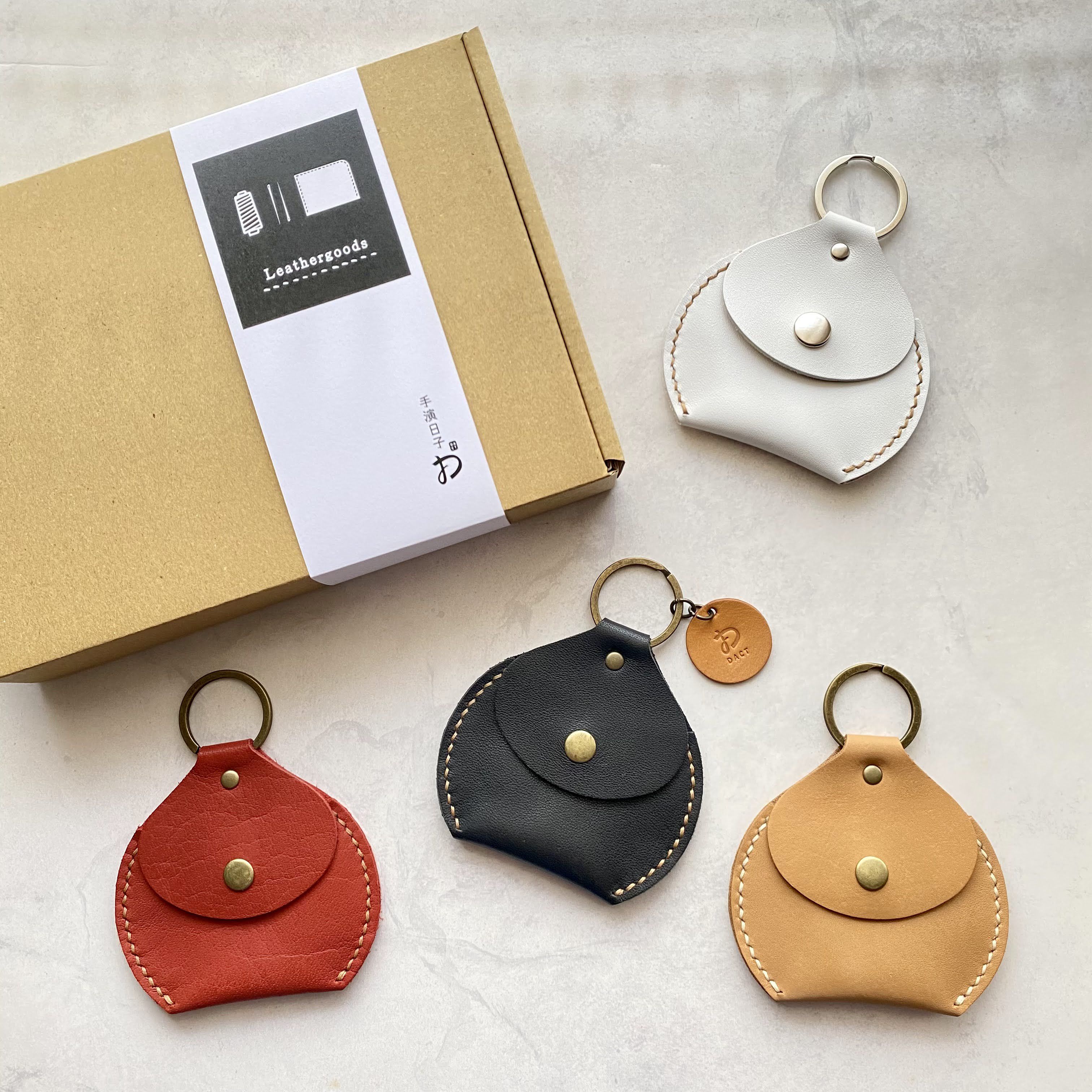 滿福零錢包【手縫皮件材料包】牛皮 . 客製化 . 皮革 . 體驗_DACT 手演日子