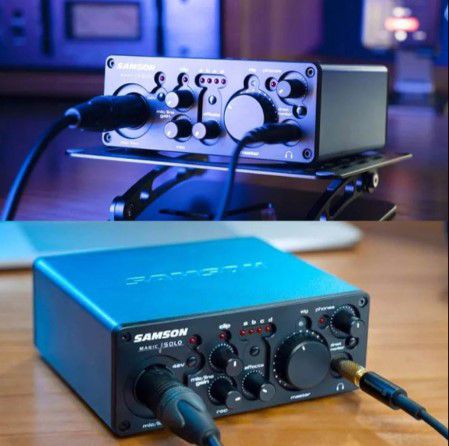 Samson Magic SOLO手機電腦直播便攜OTG音效卡錄音有聲書K歌/話放(含原廠IPHONE OTG線）_希音專業直播器材專賣店