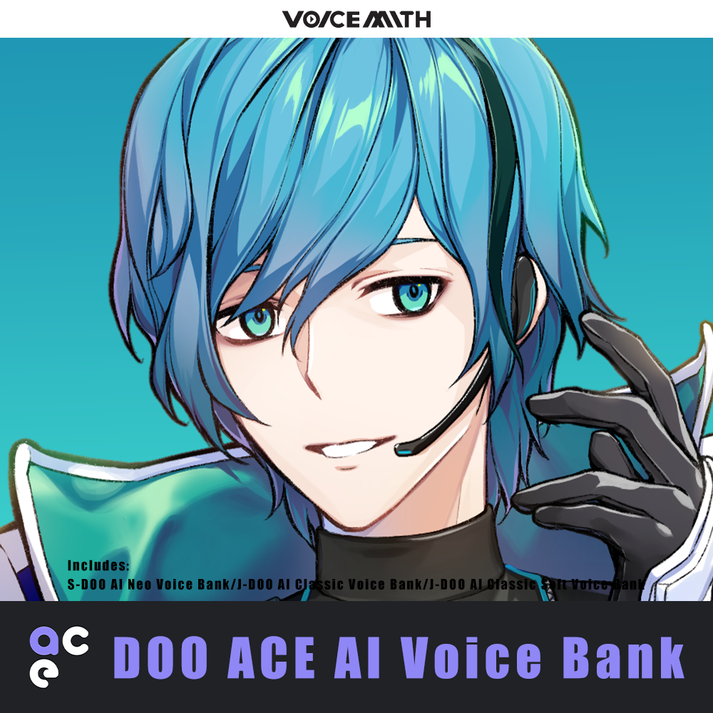 虛擬男歌手《Doo》ACE AI 歌聲庫下載版_VM官方商品賣場