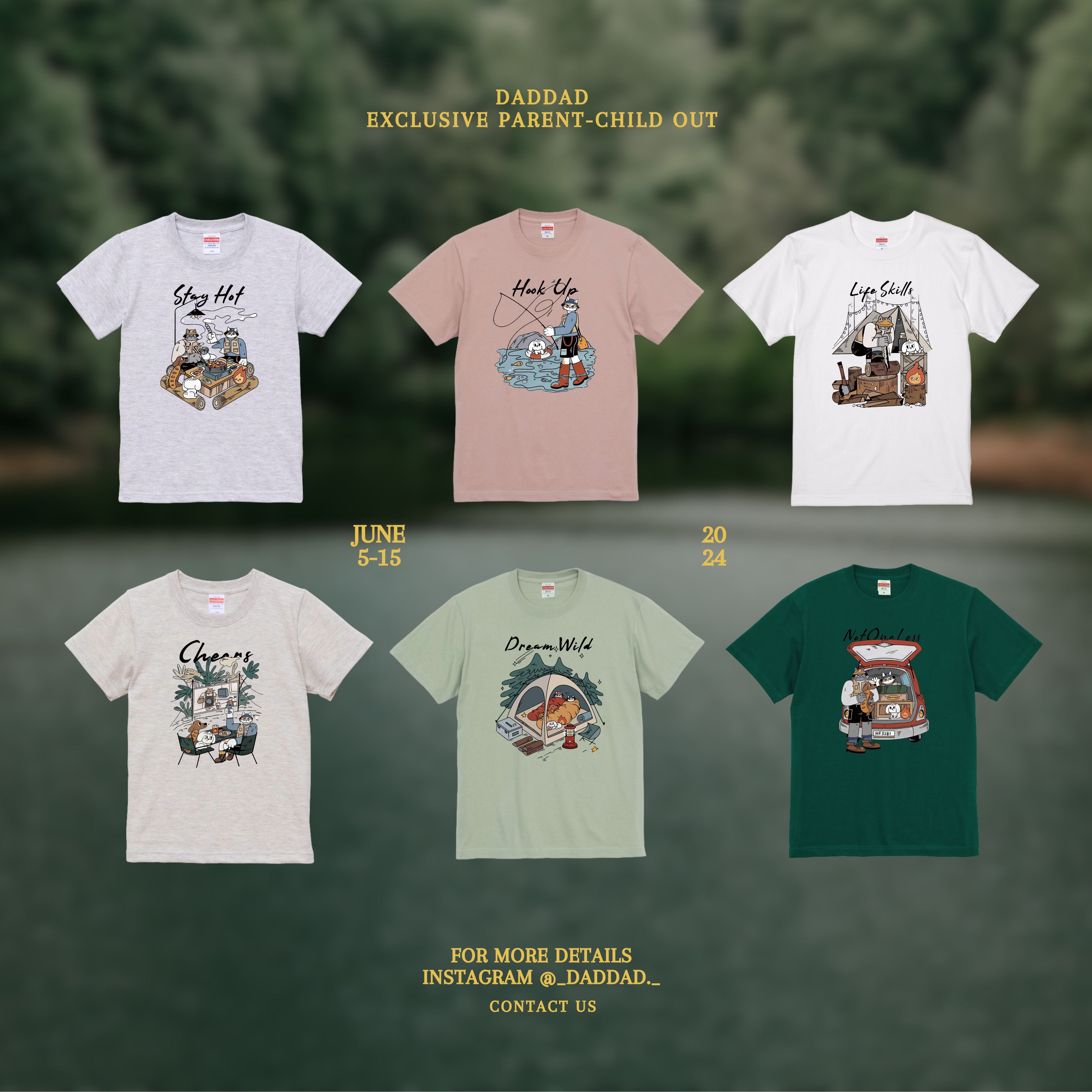 𝗗𝗗.𝗰𝗮𝗺𝗽｜成人款 露營親子裝/閨蜜裝/情侶裝_Daddad.爹爹