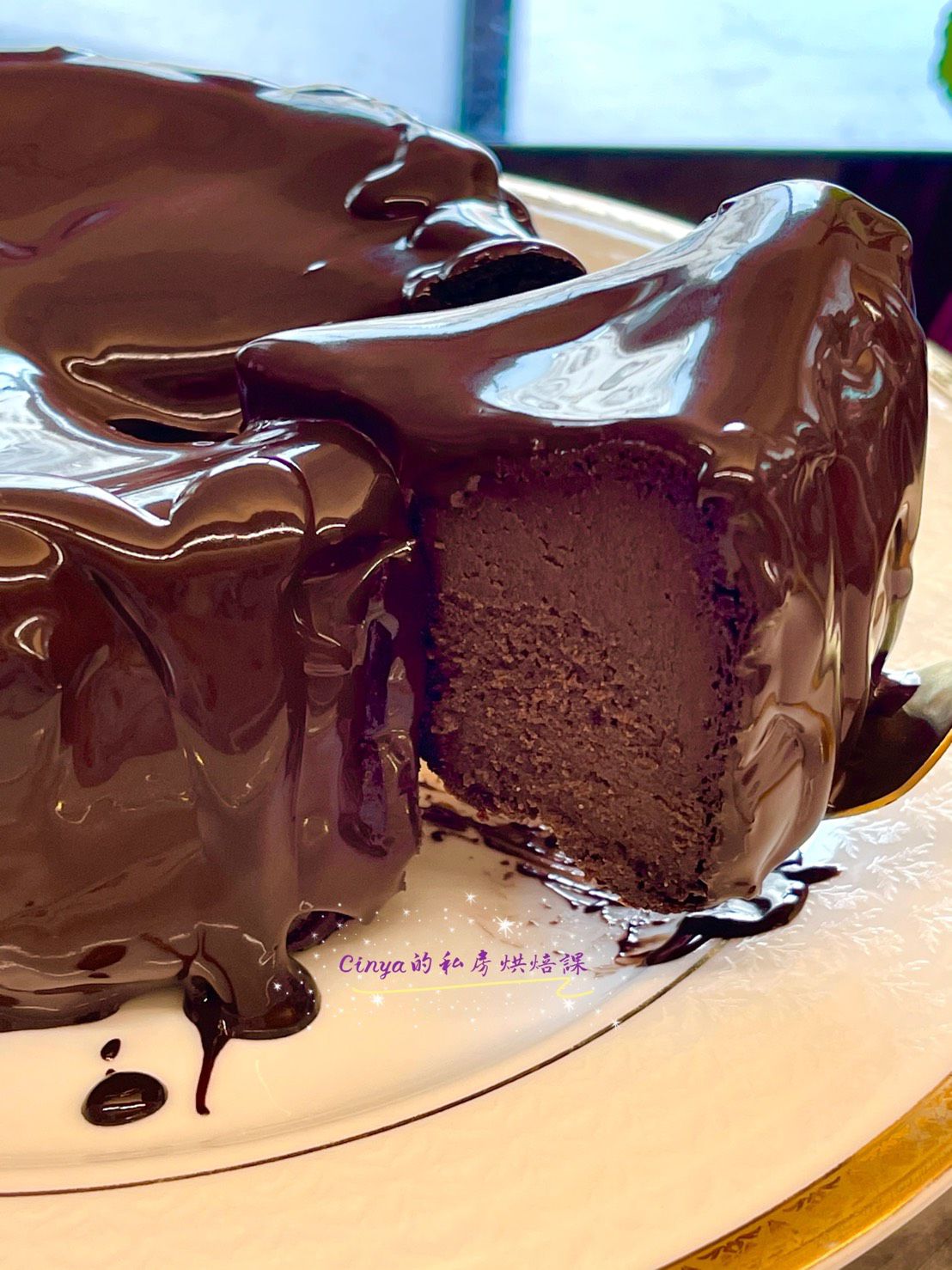 線上課:18烘焙禮盒課-17：巴斯克乳酪蛋糕-巧克力雙重奏_Cinya的私房烘焙課