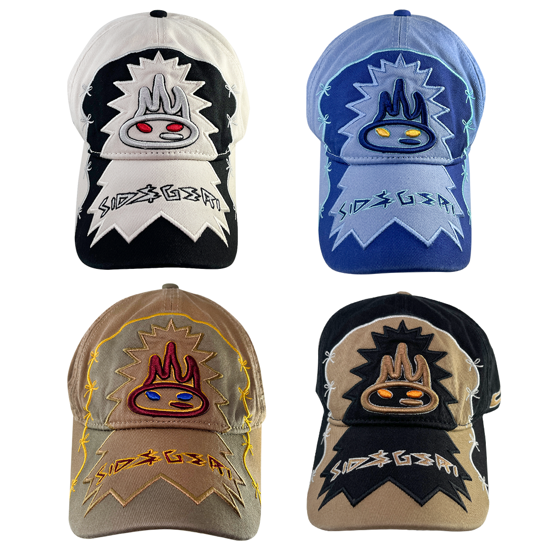 Embroidery cap☆☆☆_Sid and Geri